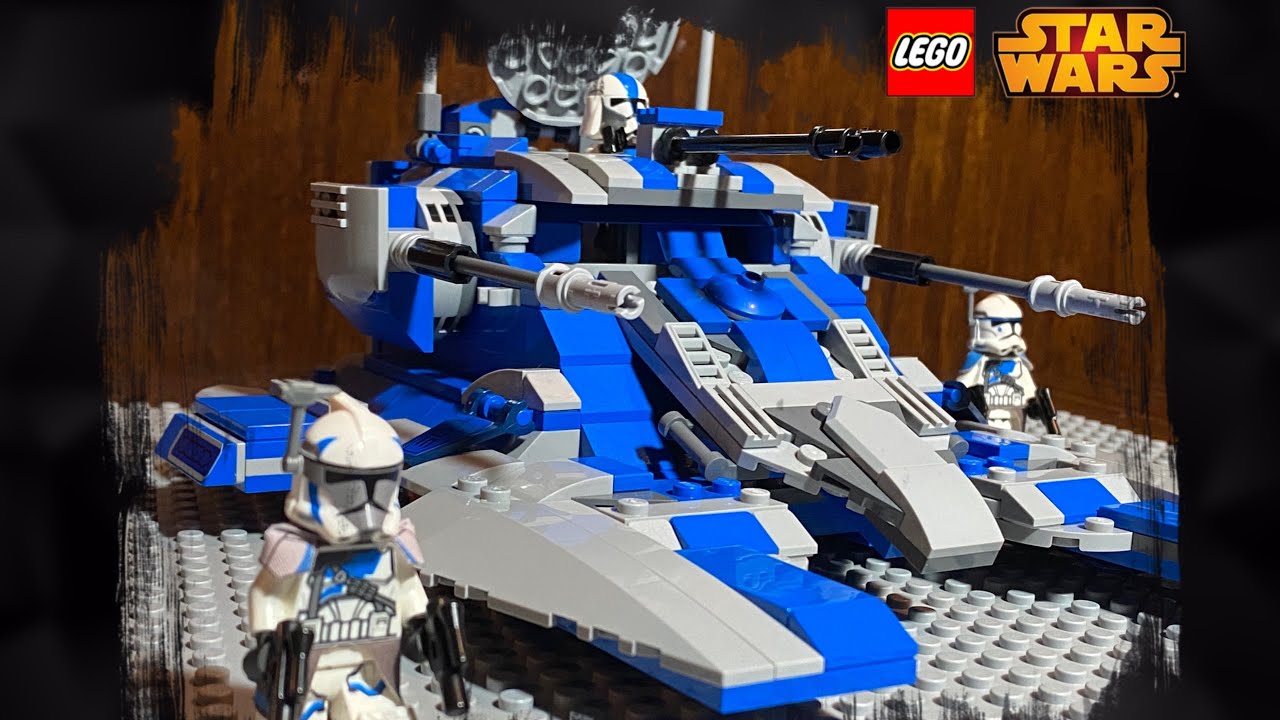 LEGO Star Wars - Custom 501st Fighter Tank (upgraded) - YouTube