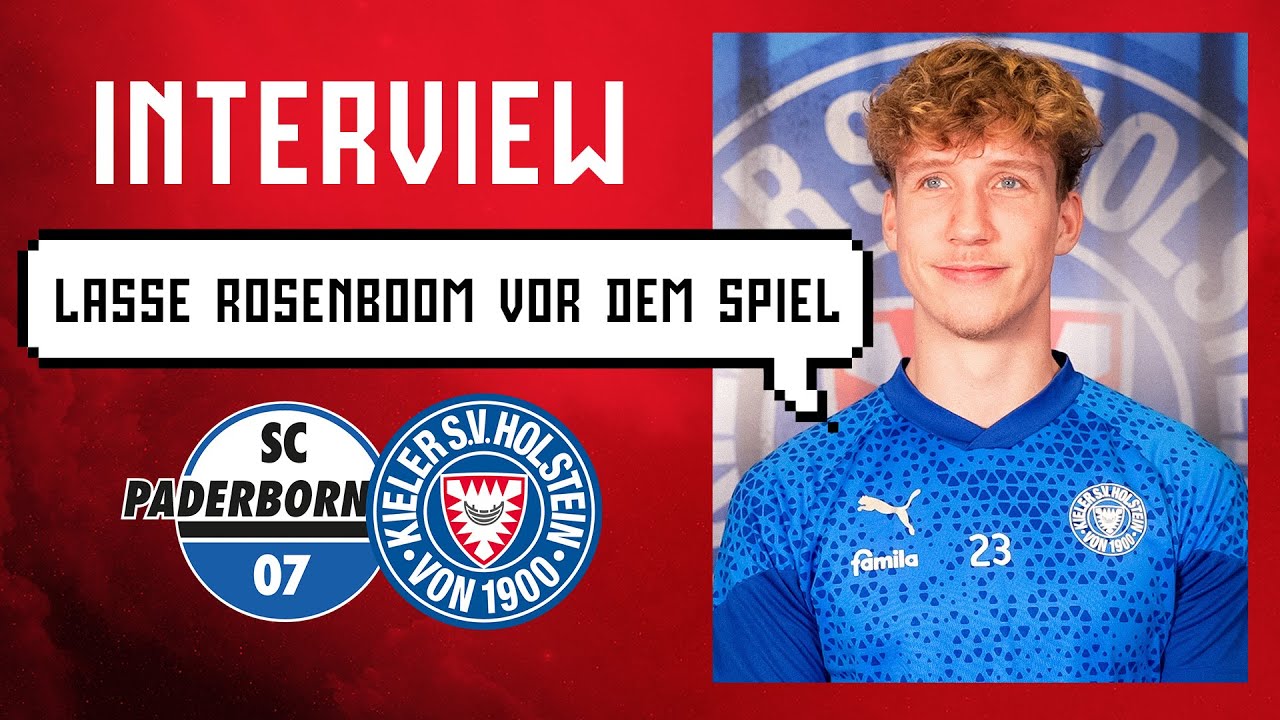 "Wollen mutig und positiv bleiben" 💬 | Lasse Rosenboom vor dem ...