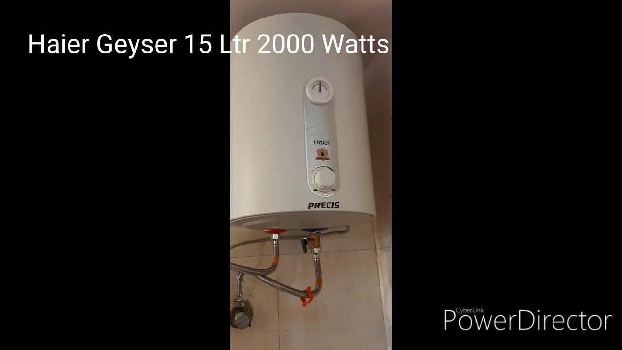 Haier Geyser 15 Ltr 2000 Watt Review - YouTube
