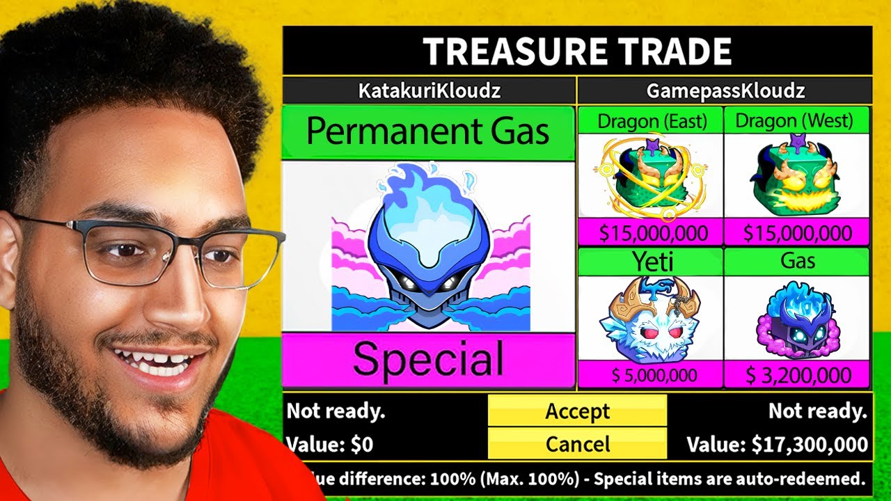 Trading PERMANENT Elemental Blox Fruits for 24 Hours - YouTube