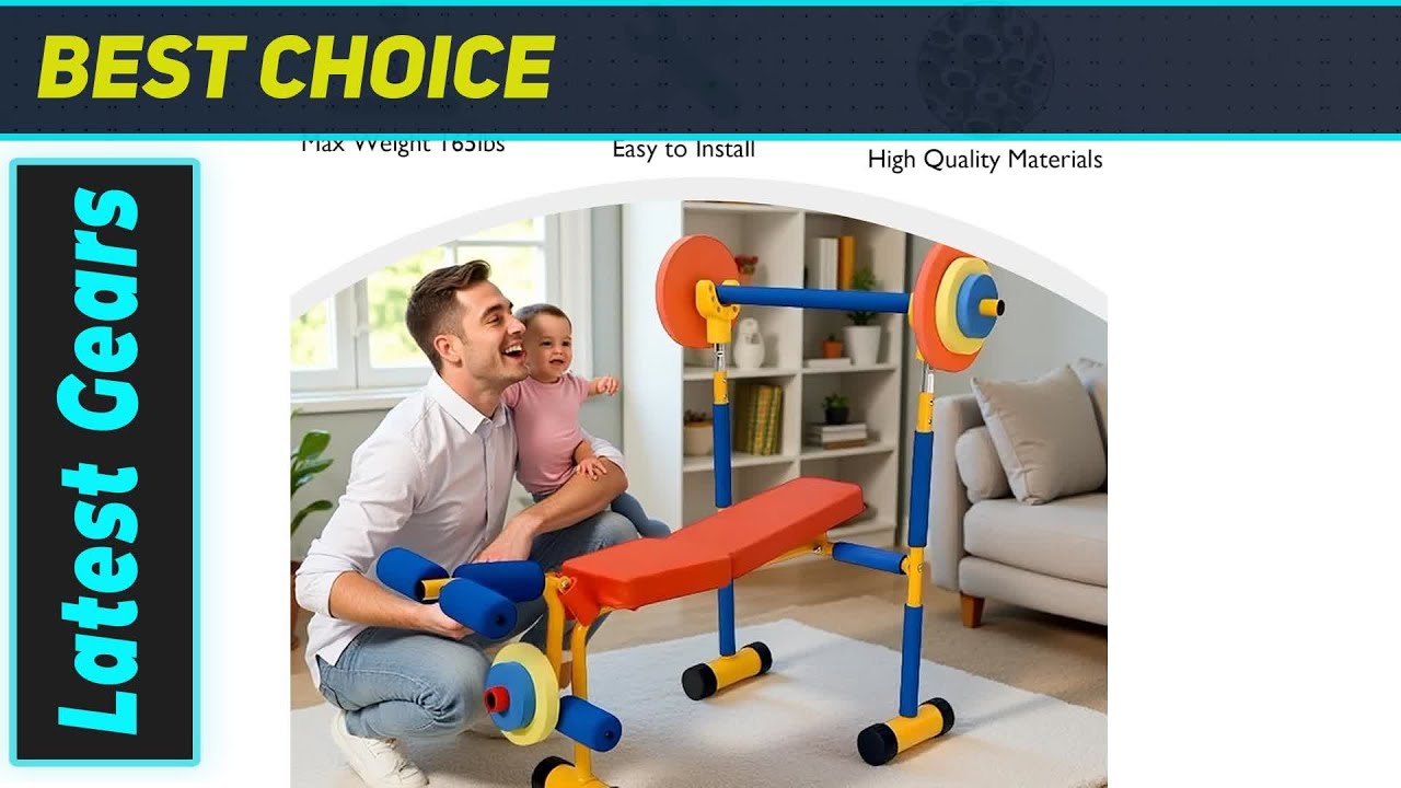 Amazing Kids Weight Bench Press Set: Ultimate Fun & Fitness for Little ...