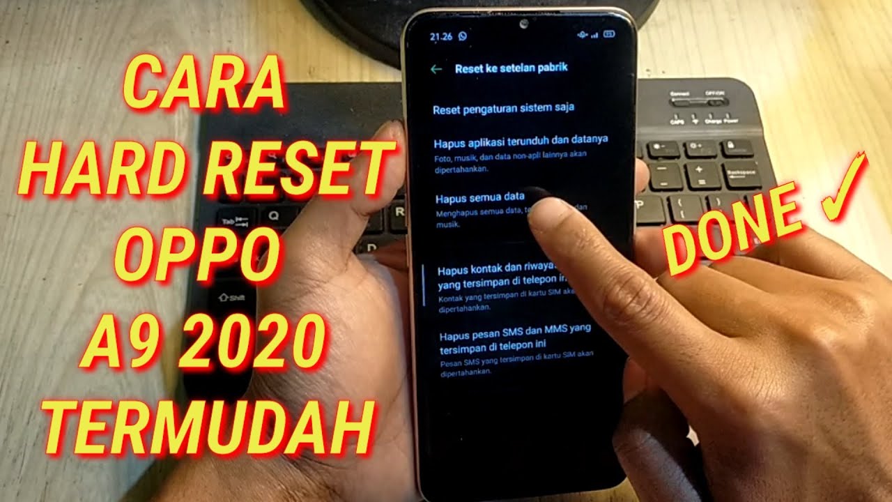 Hard Reset OPPO A9 2020 | Cara Reset HP OPPO A9 | Cara Restart HP OPPO A9 | Cara Mereset HP OPPO ...