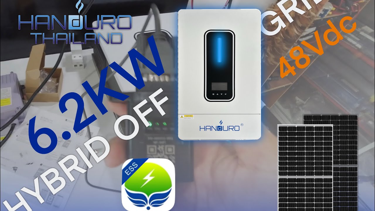 แนะนำการเชื่อมต่อ App กับ INVERTER Handuro Hybrid Off Grid 6.2kw 48Vdc ...
