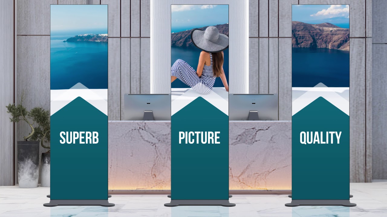 NEC A Series LED Poster - Mobile Digital Messaging - YouTube