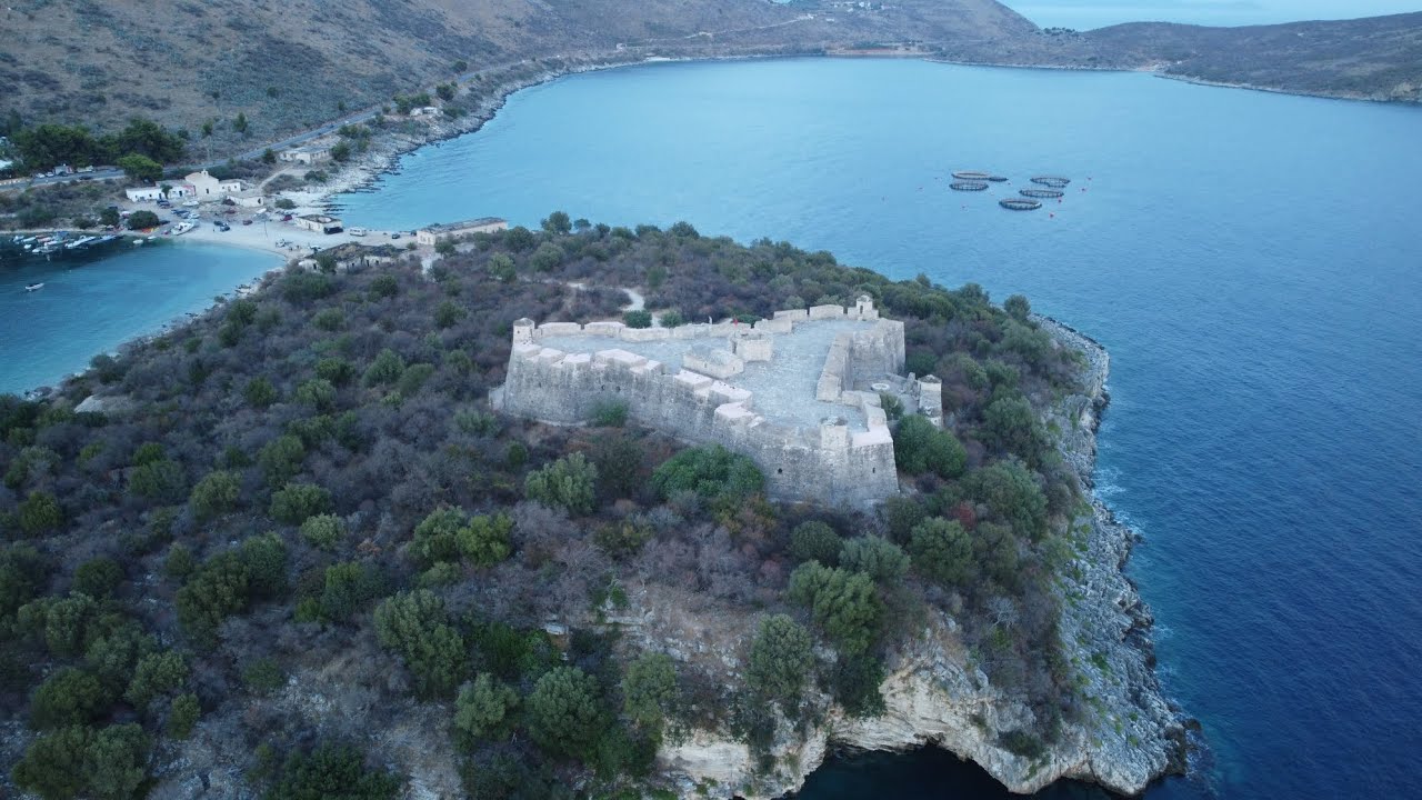 Porto Palermo Castle, Himare Albania - (Drone Footage) #4k - YouTube