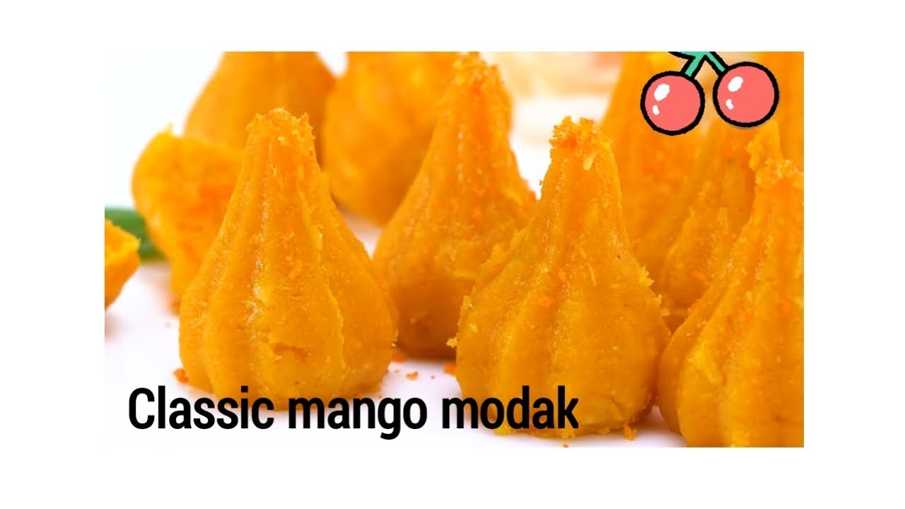 Day 4 of our modak recipes | Day 4 classic mango modak | 15 days ...