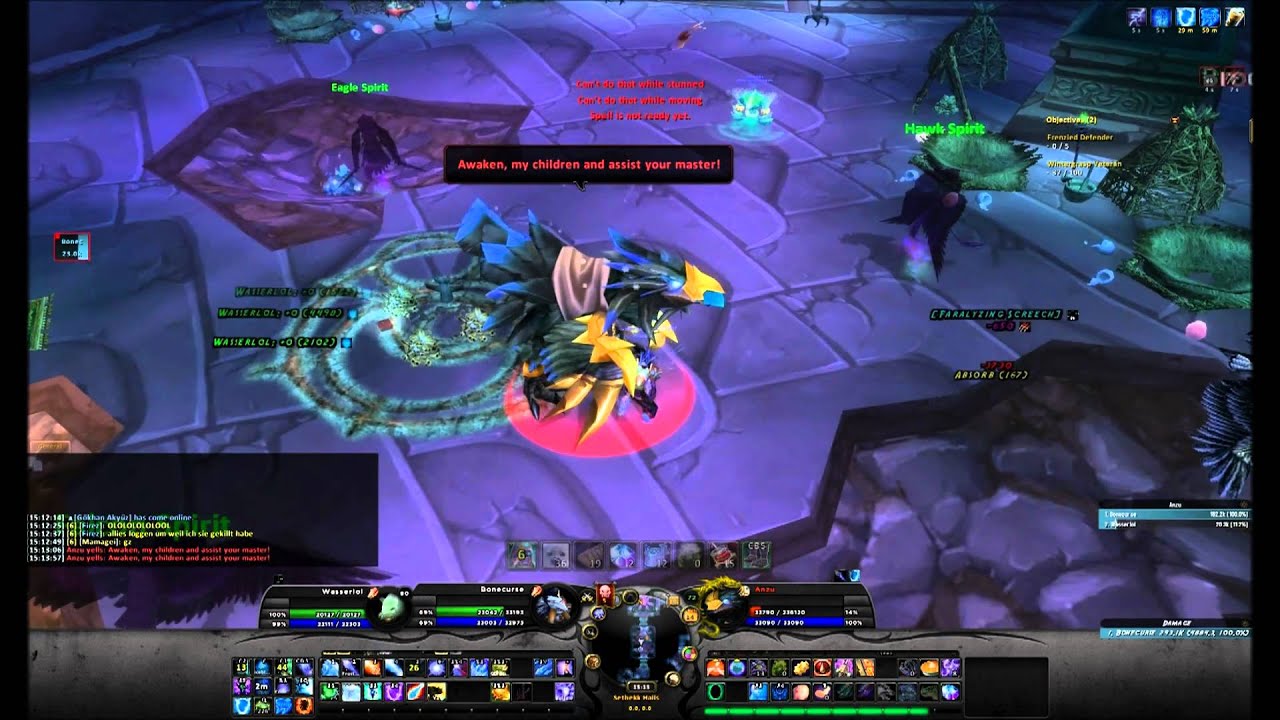 [HD] WoW - Mage solo Anzu - Mount farming - YouTube