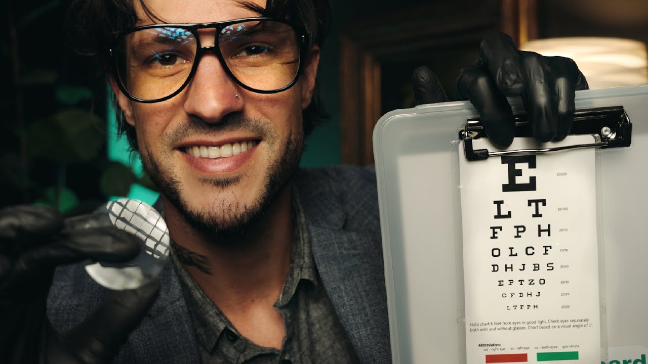 ASMR Lens 1 or 2? With or Without? Whispered Medical Roleplay - YouTube