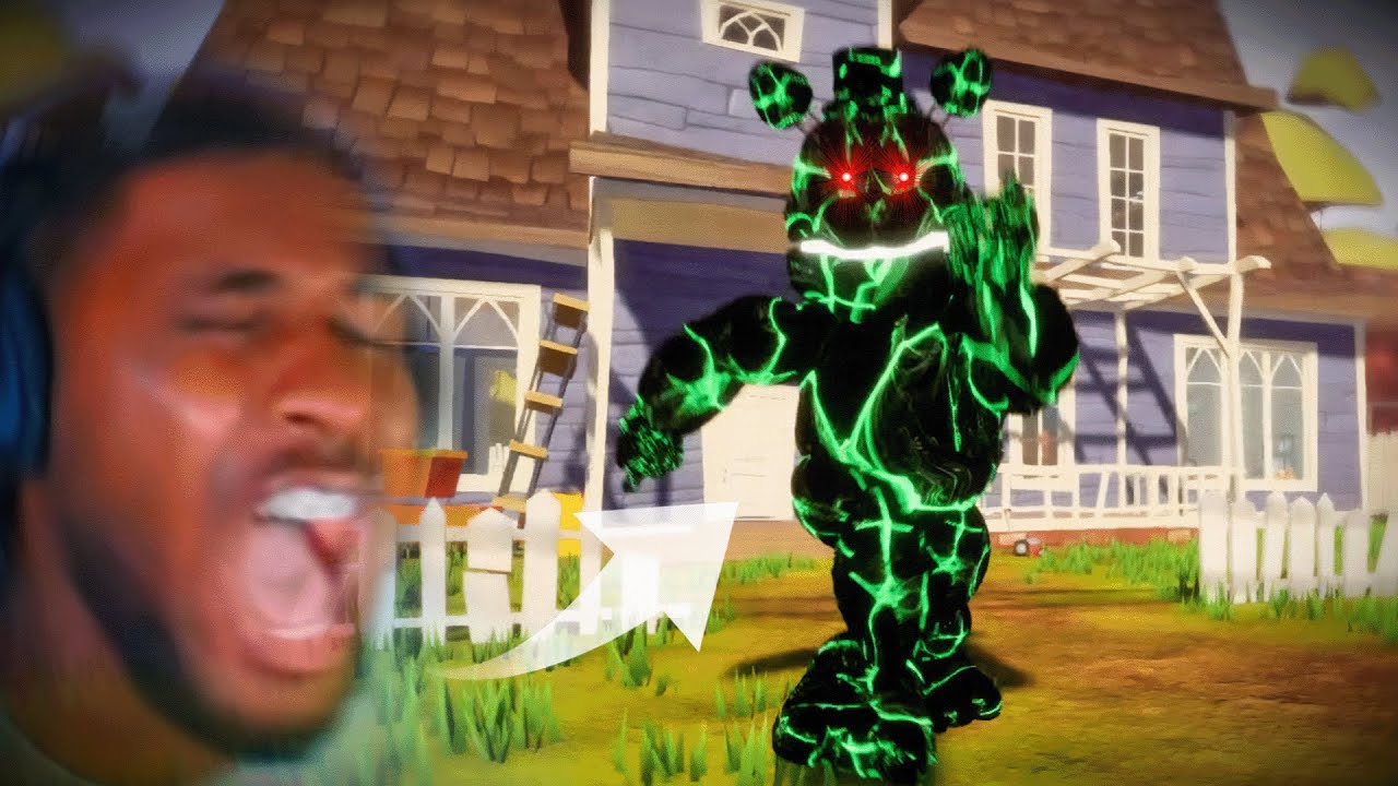 THEY MADE FREDBEAR EVEN FASTER IN HELLO NEIGHBOR.... - YouTube