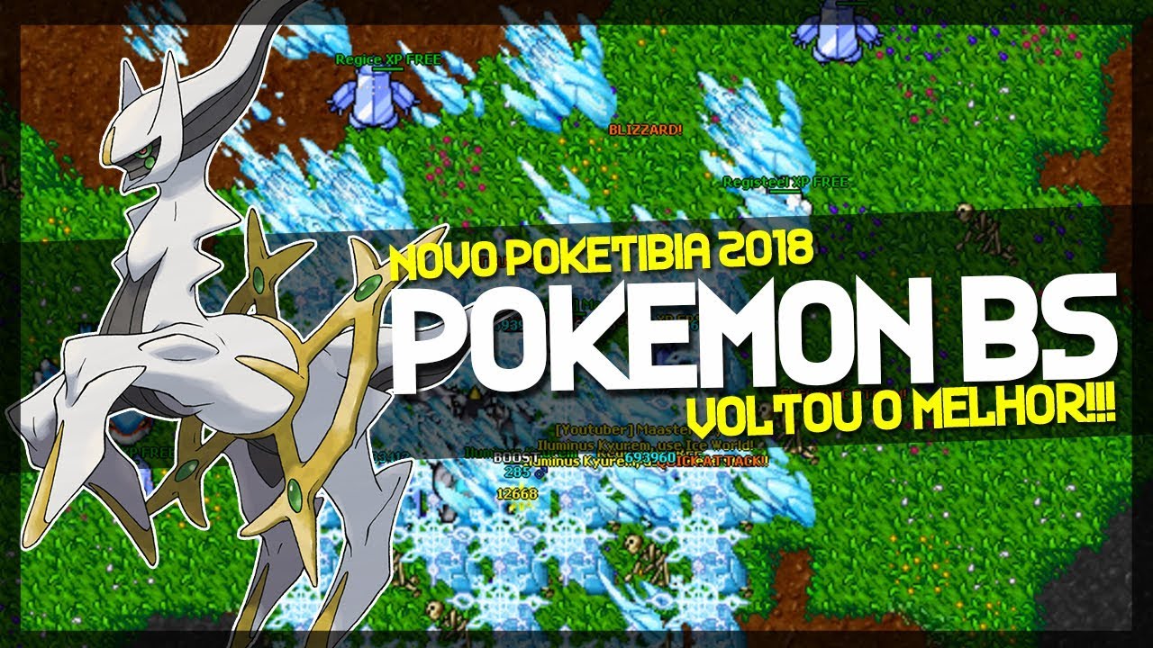 Novo Servidor de Poketibia 2018 - Pokémon BS Online 24 Hrs On | Base ...