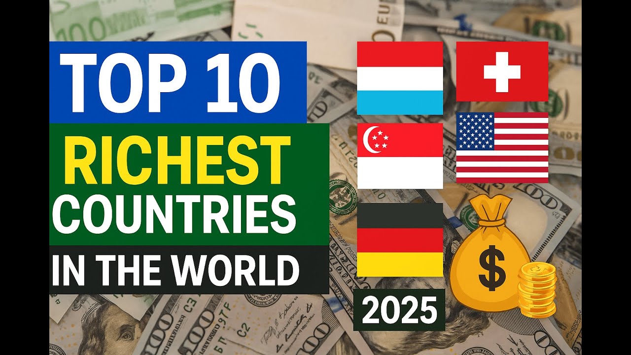 Top 10 Richest Countries in the World 2025 | Global Wealth Rankings ...