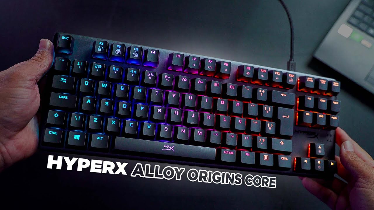 TECLADO COMPACTO E ROBUSTO! Review HyperX Alloy Origins Core - YouTube