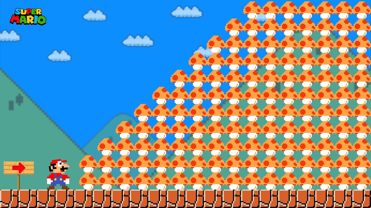 King Rabbit: Can Mario Collect 999 Super Mushrooms in New Super Mario ...