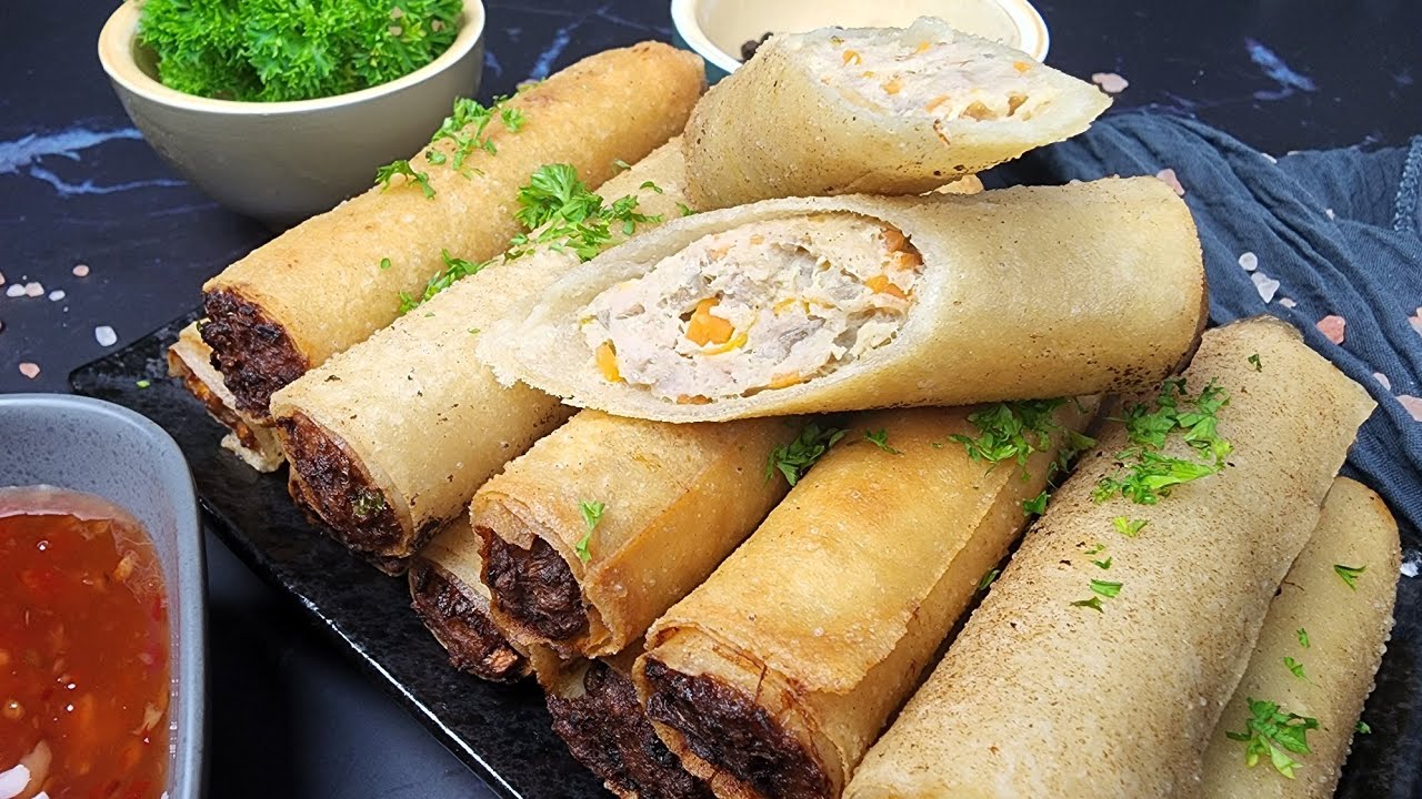 Pork Spring Rolls | Lumpiang Shanghai (crispier & fastest way to roll ...