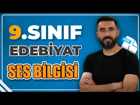 SES BİLGİSİ (Ses Olayları) Konu Anlatımı / 9.Sınıf Sözün İnceliğİ / Deniz Hoca
