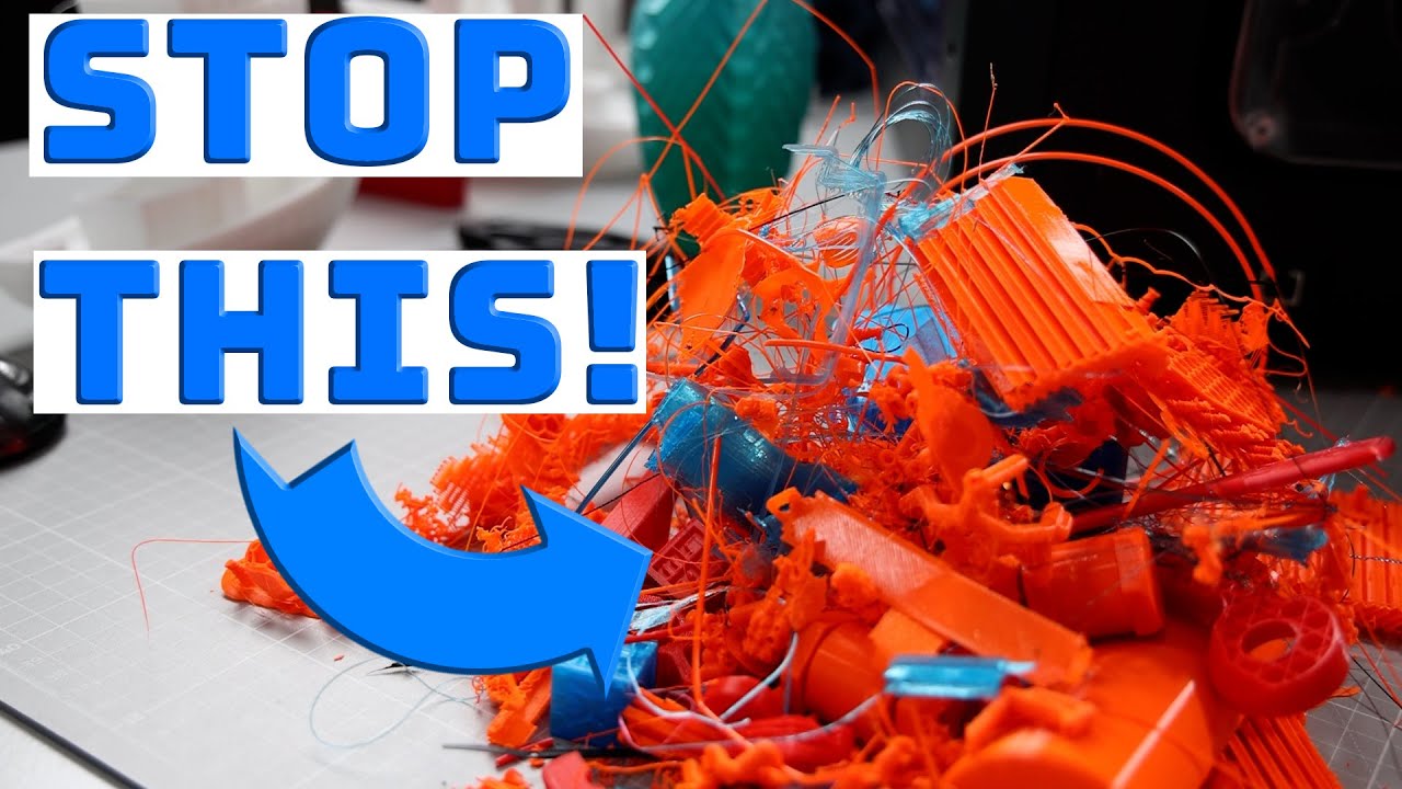 STOP wasting plastic in your 3D prints! - YouTube