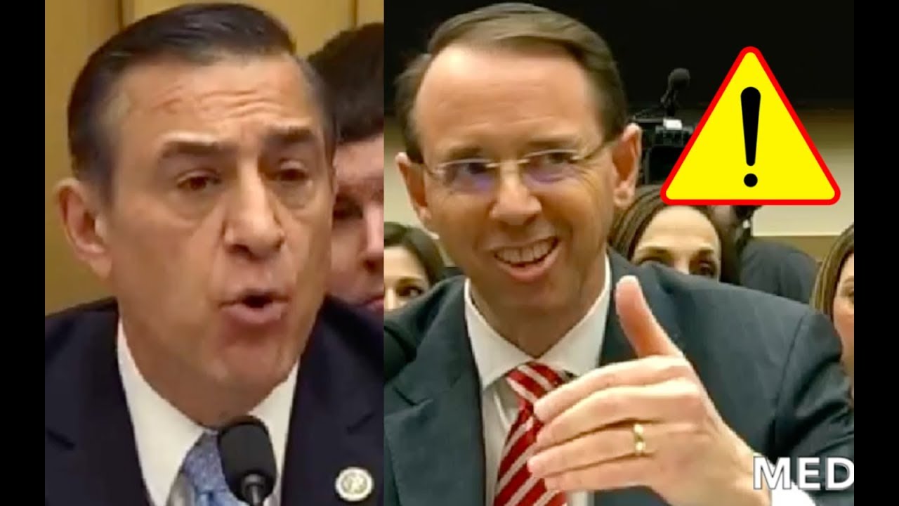 Darrell Issa Tells Rod Rosenstein That Inspector General Looking into ...