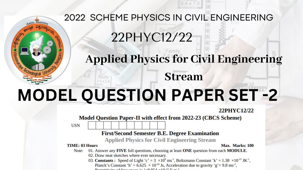 VTU Engineering physics 2022 scheme 22PHYC12/22 FOR CIVIL Engineering ...