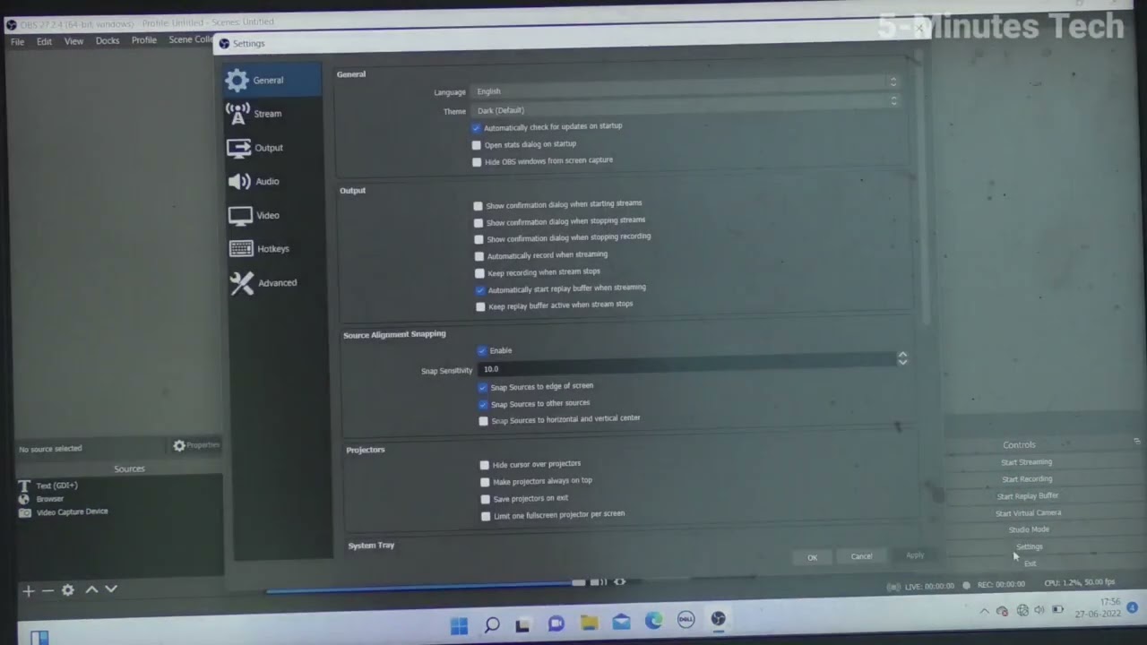 How to change OBS recording path - YouTube