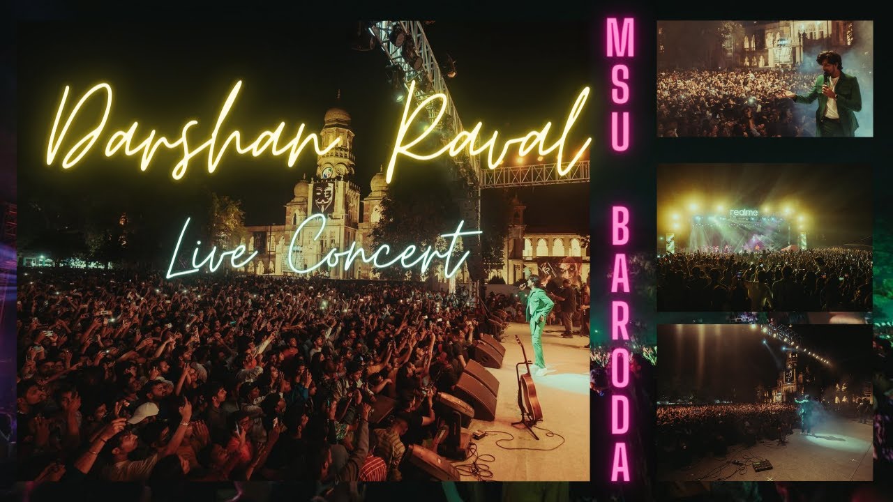 Darshan Raval Live Concert Baroda । MSU Baroda । #darshanraval # ...