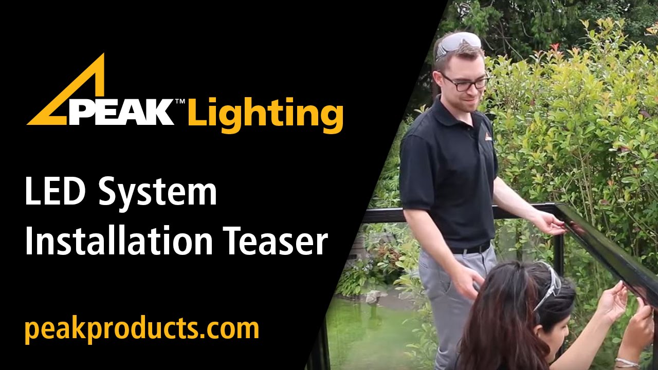 Peak Lighting LED System Installation Teaser - YouTube
