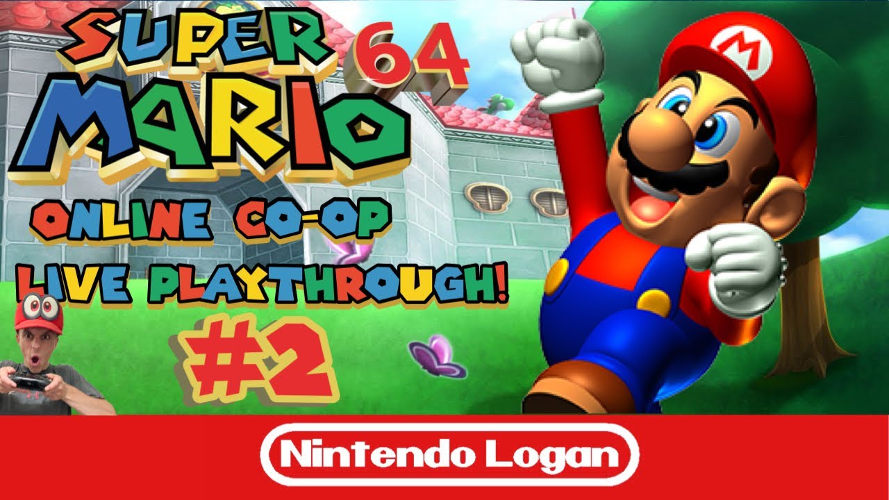 Super Mario 64 Online Co-Op Live Playthrough! #2 (N64 Switch Online ...