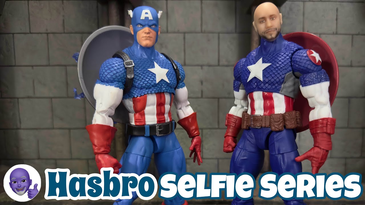 Marvel Legends HASBRO SELFIE SERIES Custom Face Action Figure Review ...