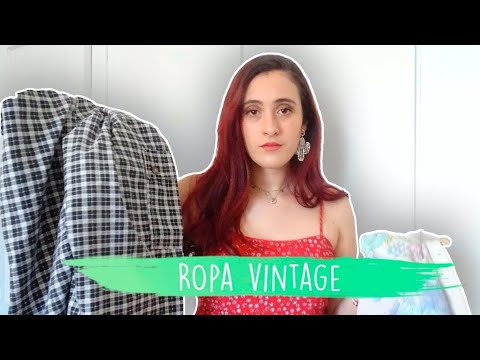 PROBANDO ROPA VINTAGE de mi MADRE - Meridea