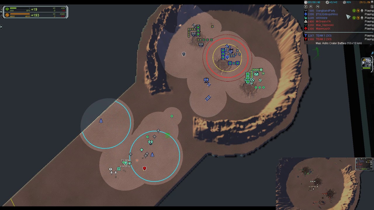 Gunship into Cruiser | Supreme Commander Forged Alliance Forever - YouTube