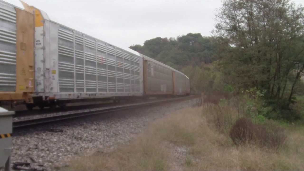 UP 5755 Leads NS I6G South of Kenova, West Virginia. - YouTube