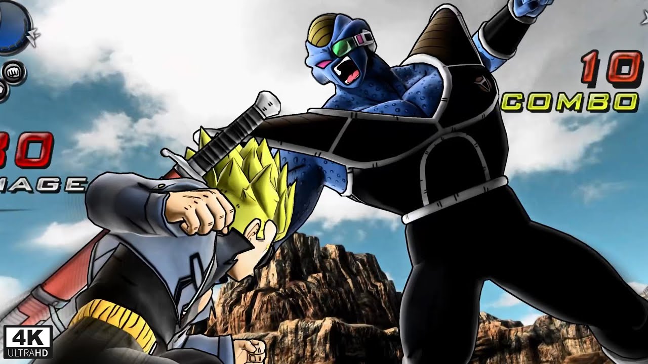 Trunks (SS) Vs. Burter - Hardest Level Epic Fight | Dragon Ball Z ...