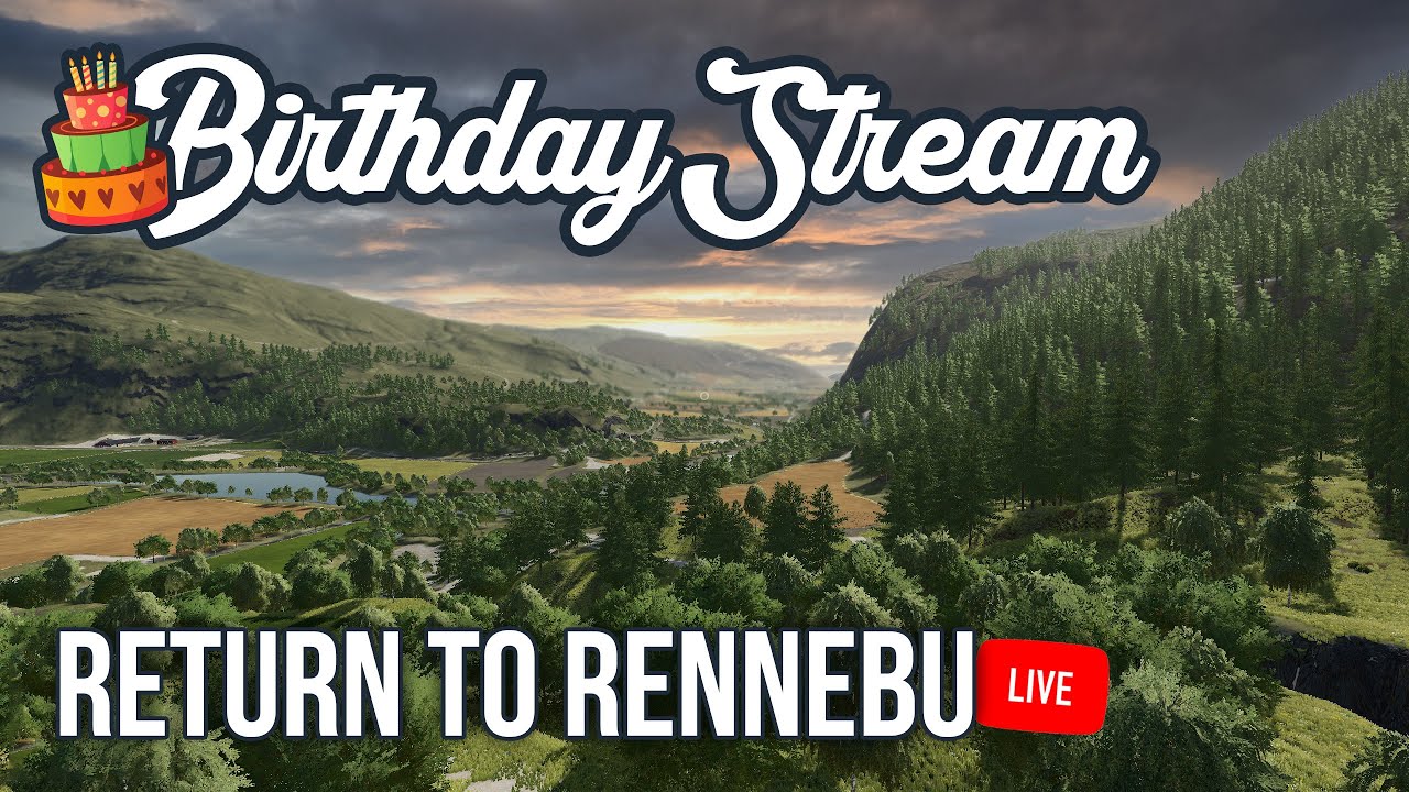 🔴 Rennebu in Farming Simulator 22! - First Look Birthday Stream - FS22 ...
