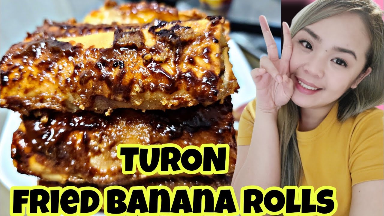 TURON recipe (banana lumpia + caramel) - YouTube