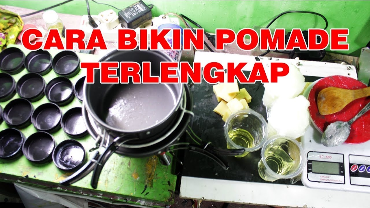 CARA BIKIN POMADE TERLENGKAP - YouTube