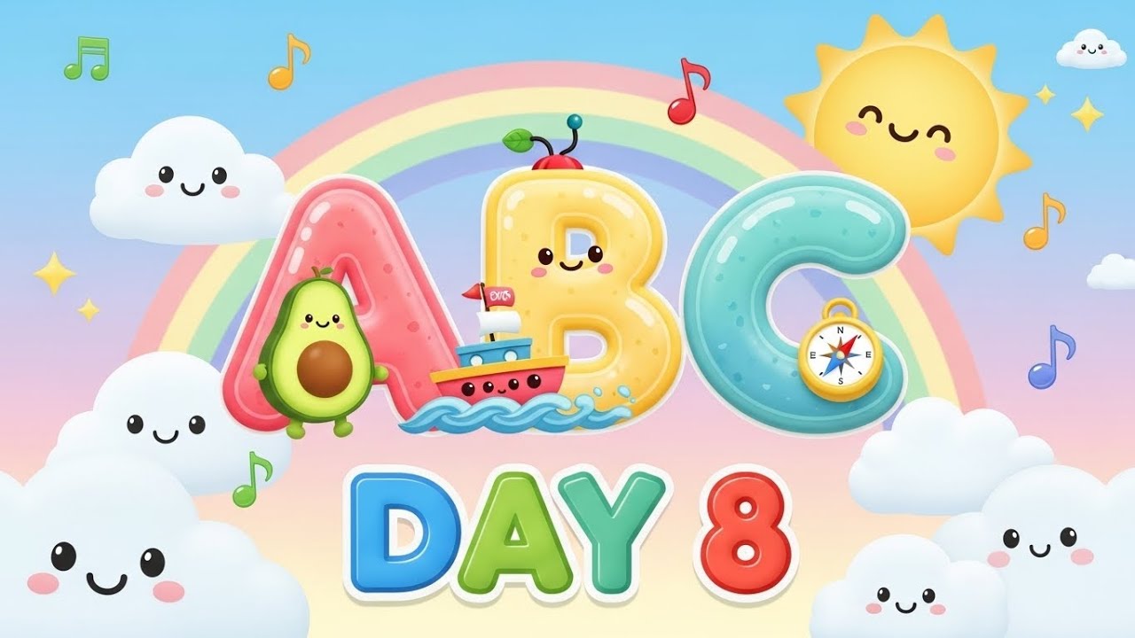 Learn A–Z With NEW Fun Objects! | ABC Learning for Kids | Avocado to ...