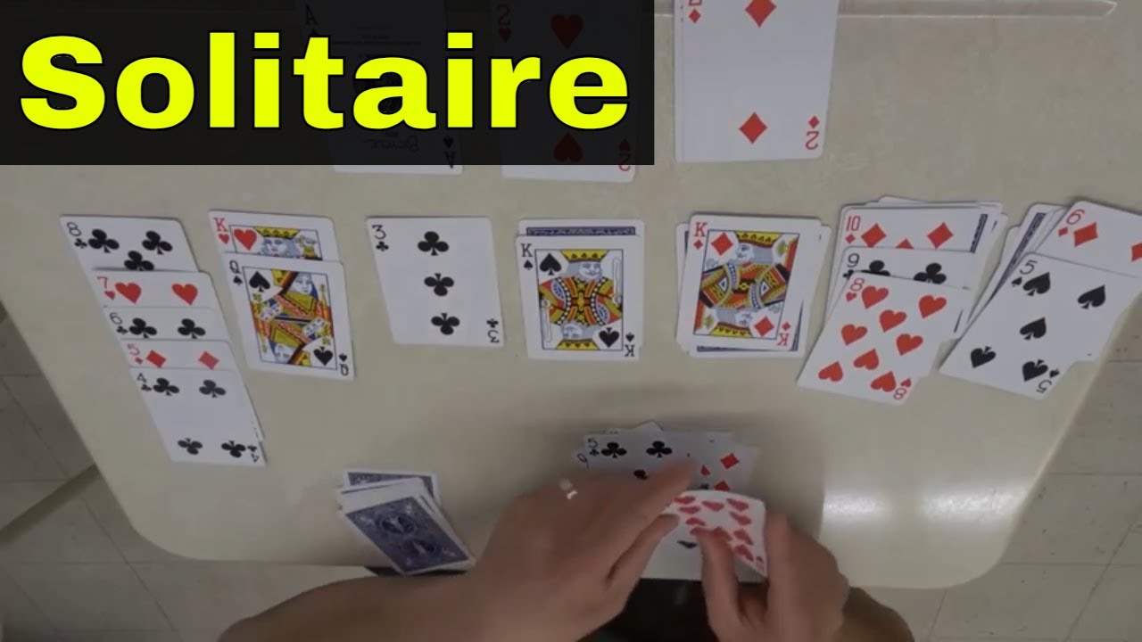 How To Play Solitaire-Full Tutorial - YouTube