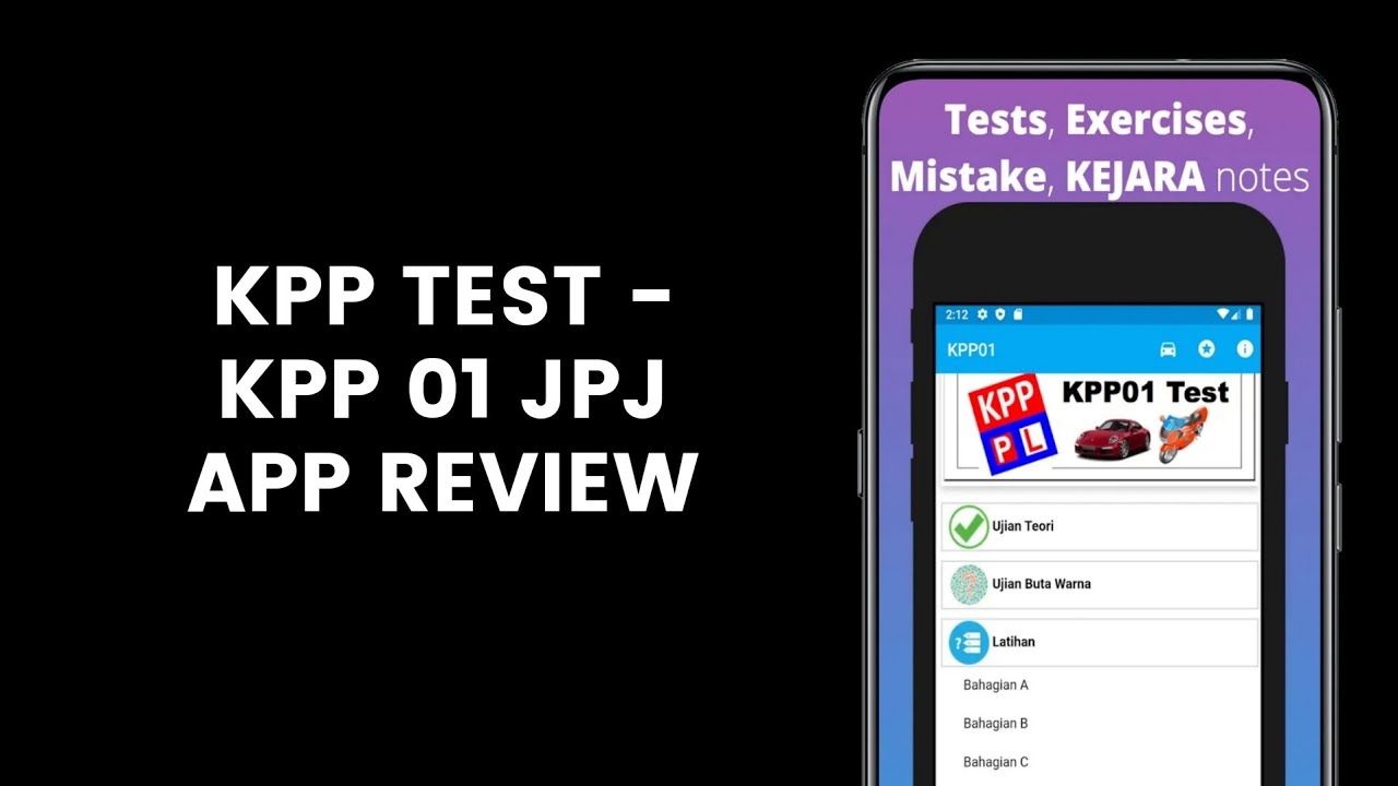 KPP Test 2025 - KPP 01 JPJ App Review - YouTube