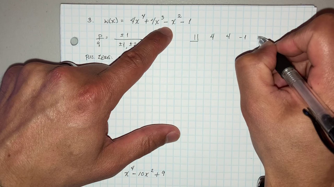 Algebra 2AB: Understanding the Rational Roots Theorem - YouTube