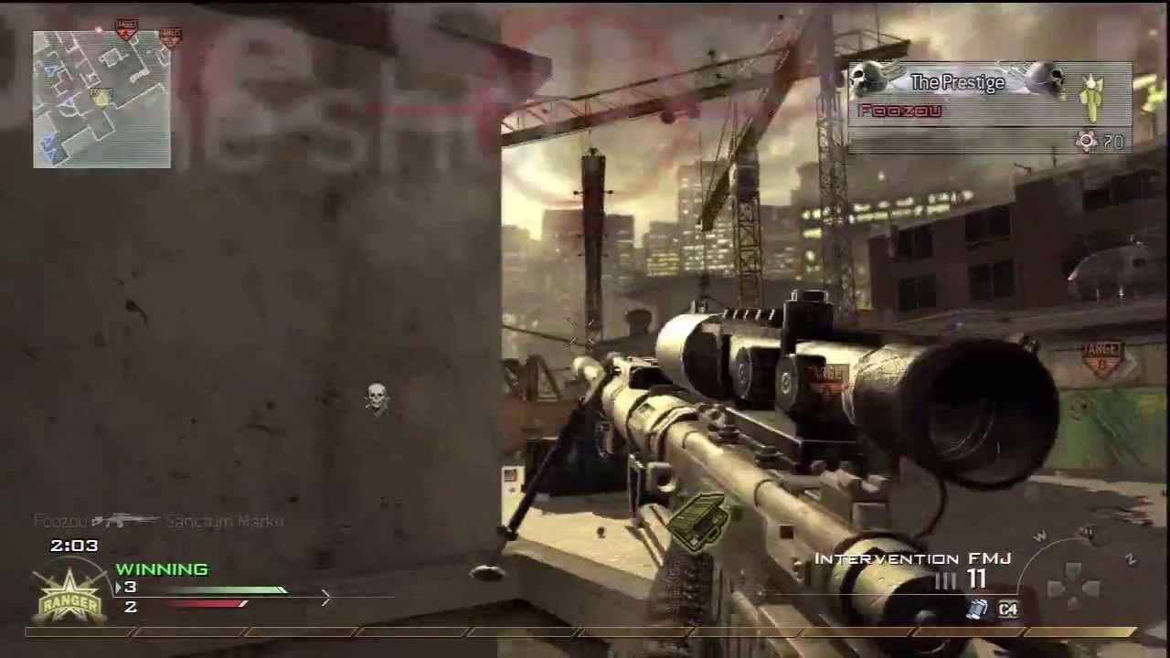 MW2 - 360 No Scope Across Map - YouTube