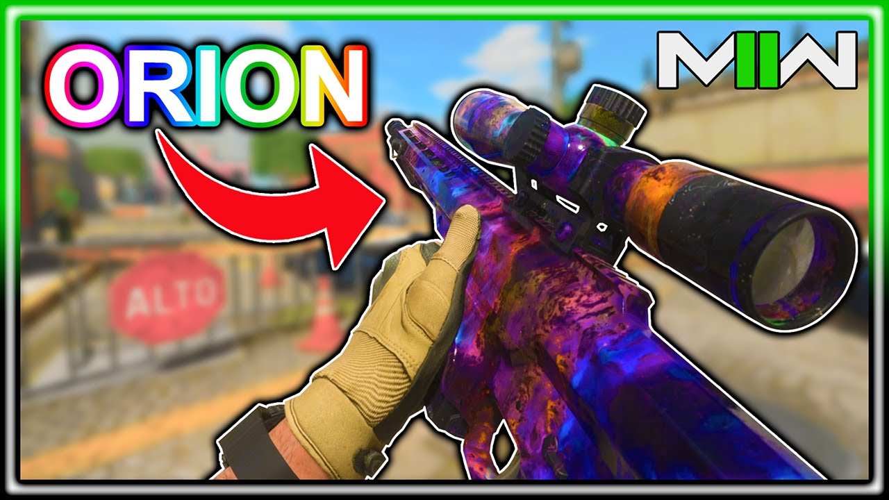 Orion Camo On Every Weapon In MW2 (Max Mastery Camo) - YouTube