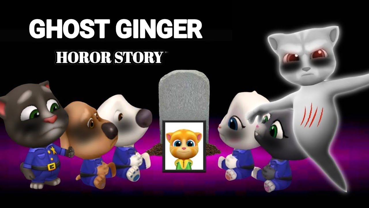 My Talking Tom Friends - AMONG US - GHOST GINGER - HORROR STORIES - YouTube
