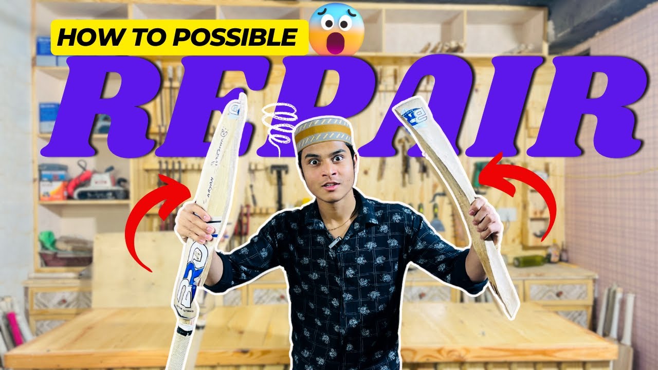 HOW TO REPAIR FULL BROKEN BAT |😱 Bat repairing with araldite.🔥# ...
