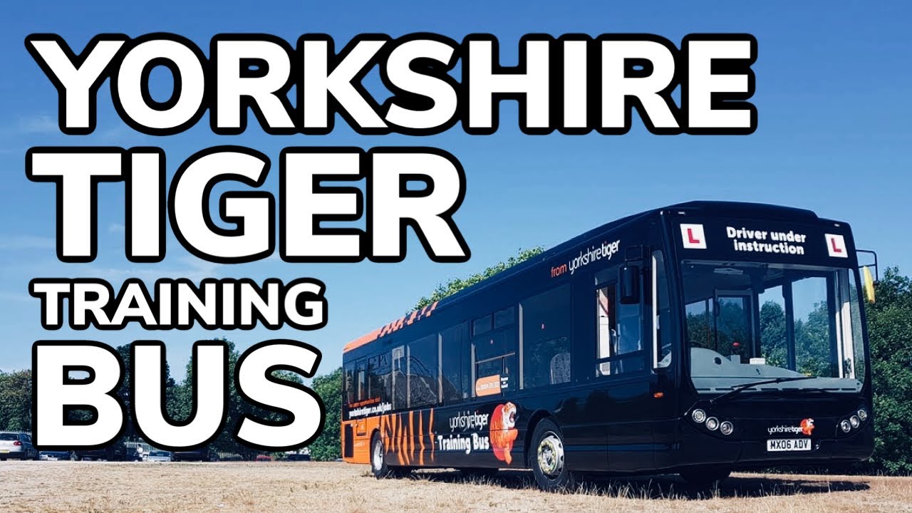 Yorkshire Tiger Training Bus 771 - YouTube