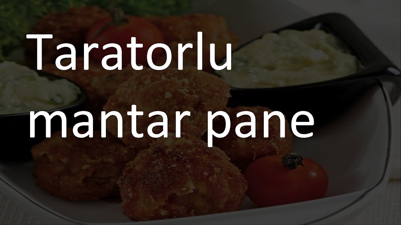 Taratorlu mantar pane tarifi - YouTube