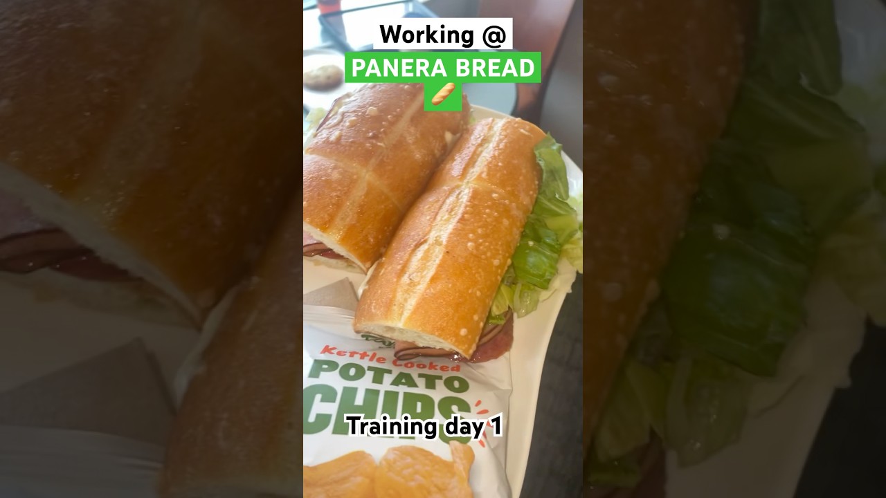 WORKING AT PANERA BREAD 🥖🫶🏾#panerabread #food#shorts - YouTube