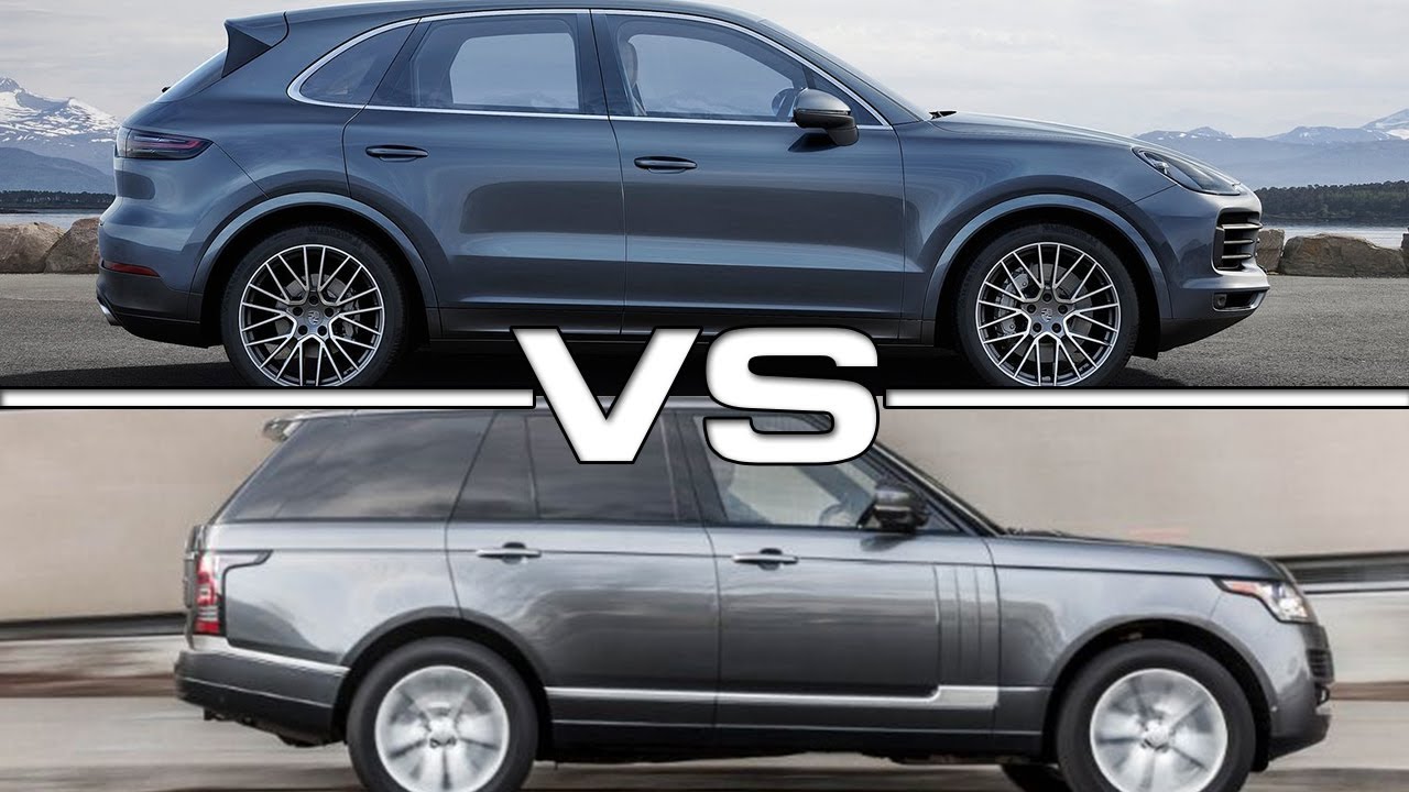 2018 Porsche Cayenne vs 2017 Land Rover Range Rover - YouTube