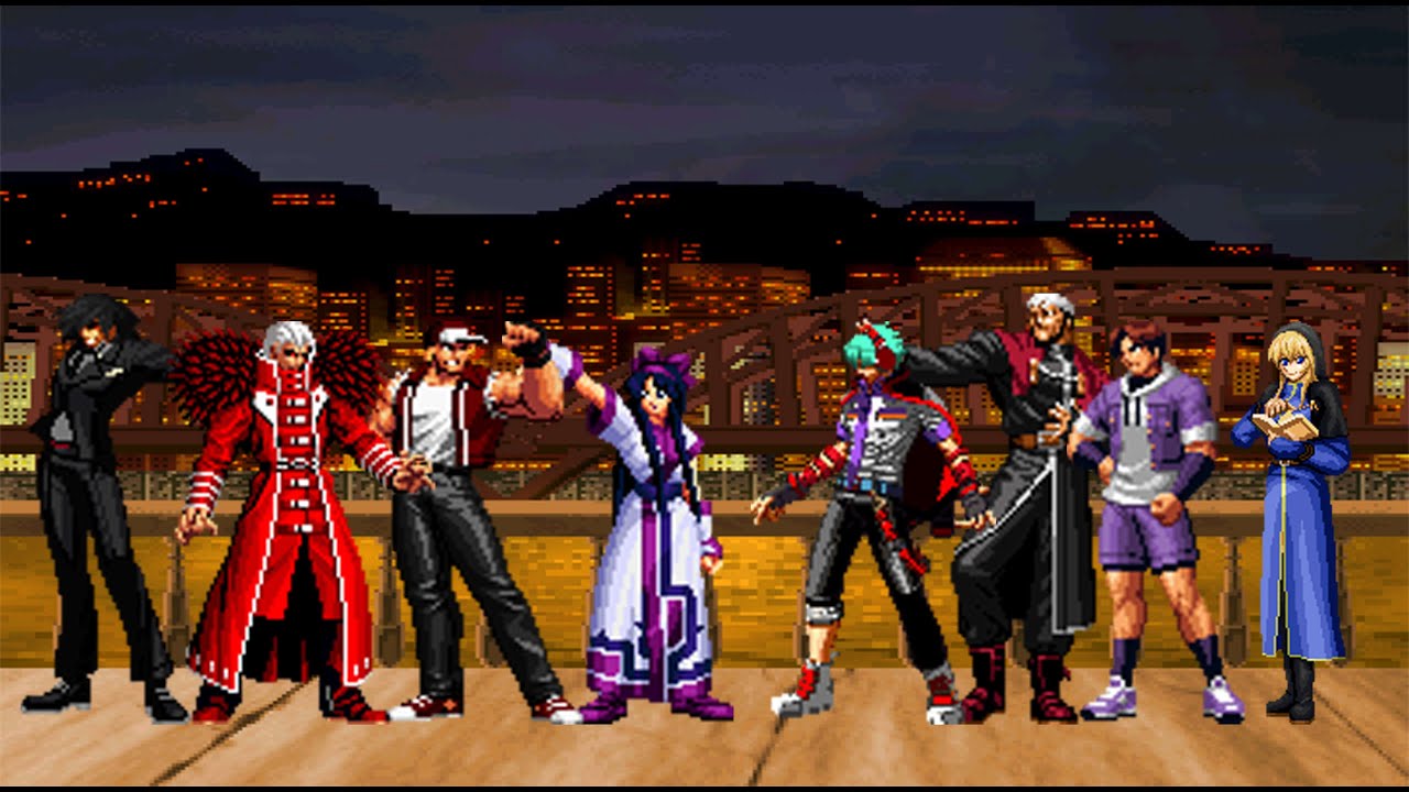 [KOF MUGEN] Kulou QS team VS Schlussel-Pre team - YouTube