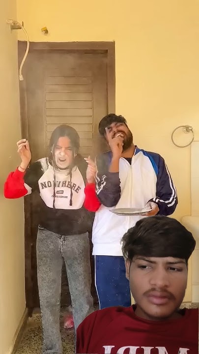 bhan ke sath prank 😆😆 || guru bhai vlog comedy #funny #comedy #ytshorts #shorts - YouTube