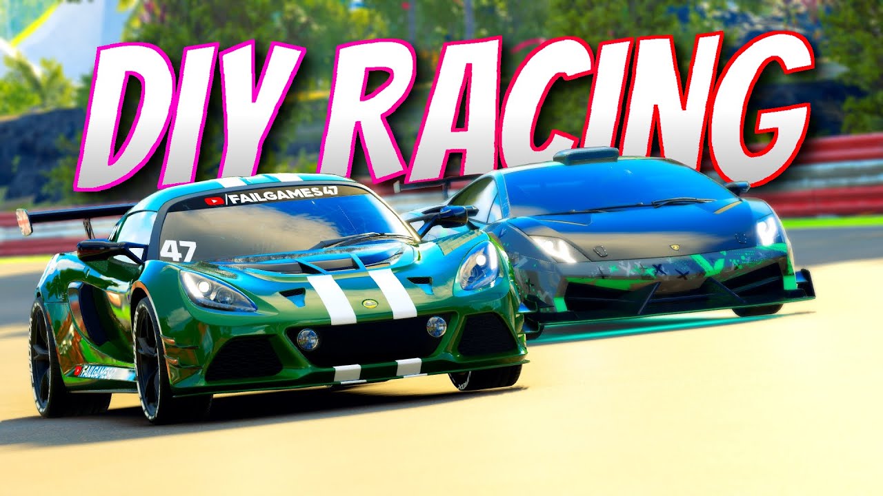 LAMBORGHINI VS LOTUS - DIY Race Car Challenge (The Crew Motorfest ...