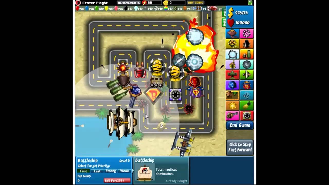 Flash játék ajánló: Bloons Tower Defense 4 - YouTube